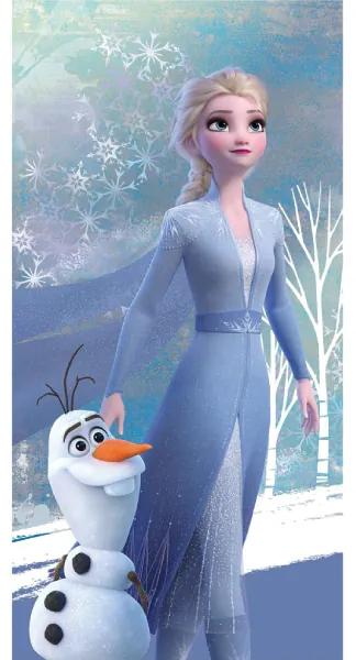 Carbotex Dětská osuška 70 × 140 cm ‒ Ledové Království Elsa a Olaf