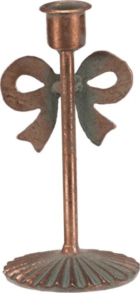 Kovový svícen 16 cm měděný FUP566-S