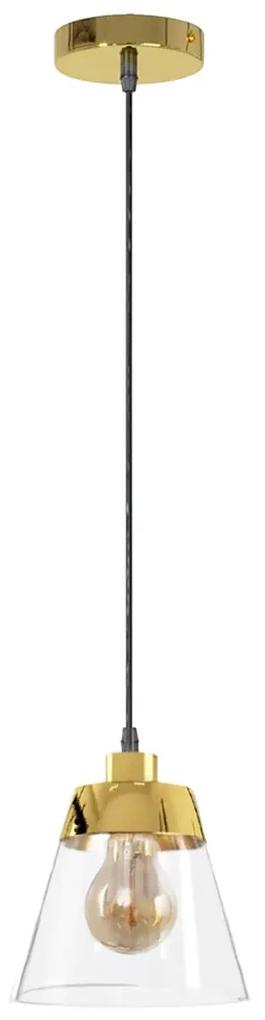 Toolight - Závěsná stropní lampa Cone - zlatá - APP895-1CP