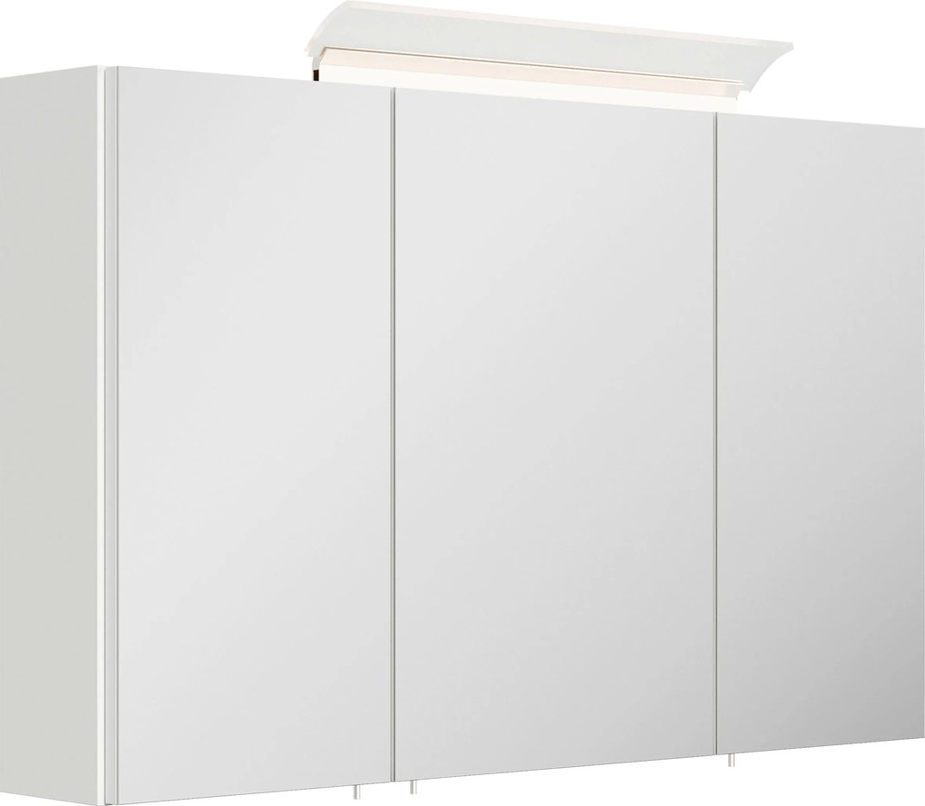 XXXLutz ZRCADLOVÁ SKŘÍŇKA, vysoce lesklá bílá, 120/62,5/17 cm MID.YOU - Online Only koupelnové skříňky - 00000D000819