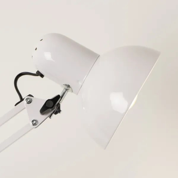 BRILAGI - Flexibilní stojací lampa TASKER 1xE27/60W/230V 184 cm bílá
