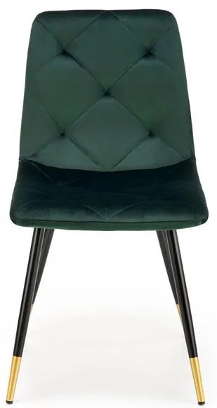 HALMAR K438 židle tmavě zelená