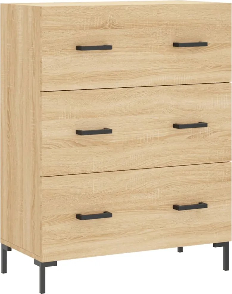 Skříň highboard dub sonoma 69,5 x 34 x 180 cm kompozitní dřevo 3189384