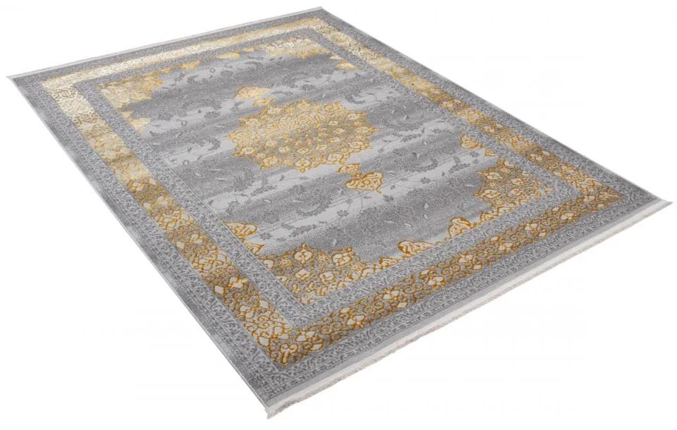 Kusový koberec Svaga šedo zlatý 200x300cm