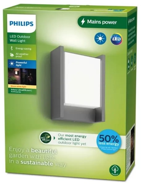 Philips - LED Venkovní nástěnné svítidlo ARBOUR LED/3,8W/230V IP44