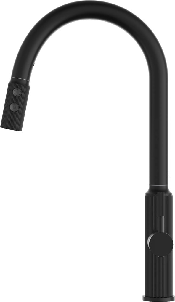 Gamma Lux, vysoká dřezová baterie, černá matná, GMA-BLX-BK