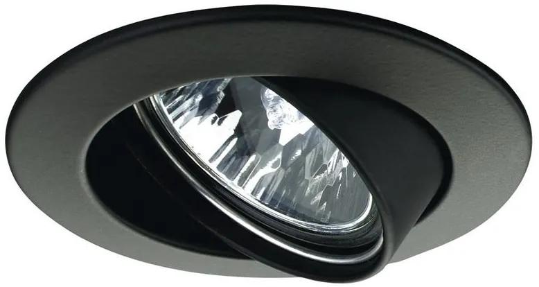 P 17951 Zápustné svítidlo Premium výklopné max.50W 12V 51mm černá/hliník 179.51 - PAULMANN