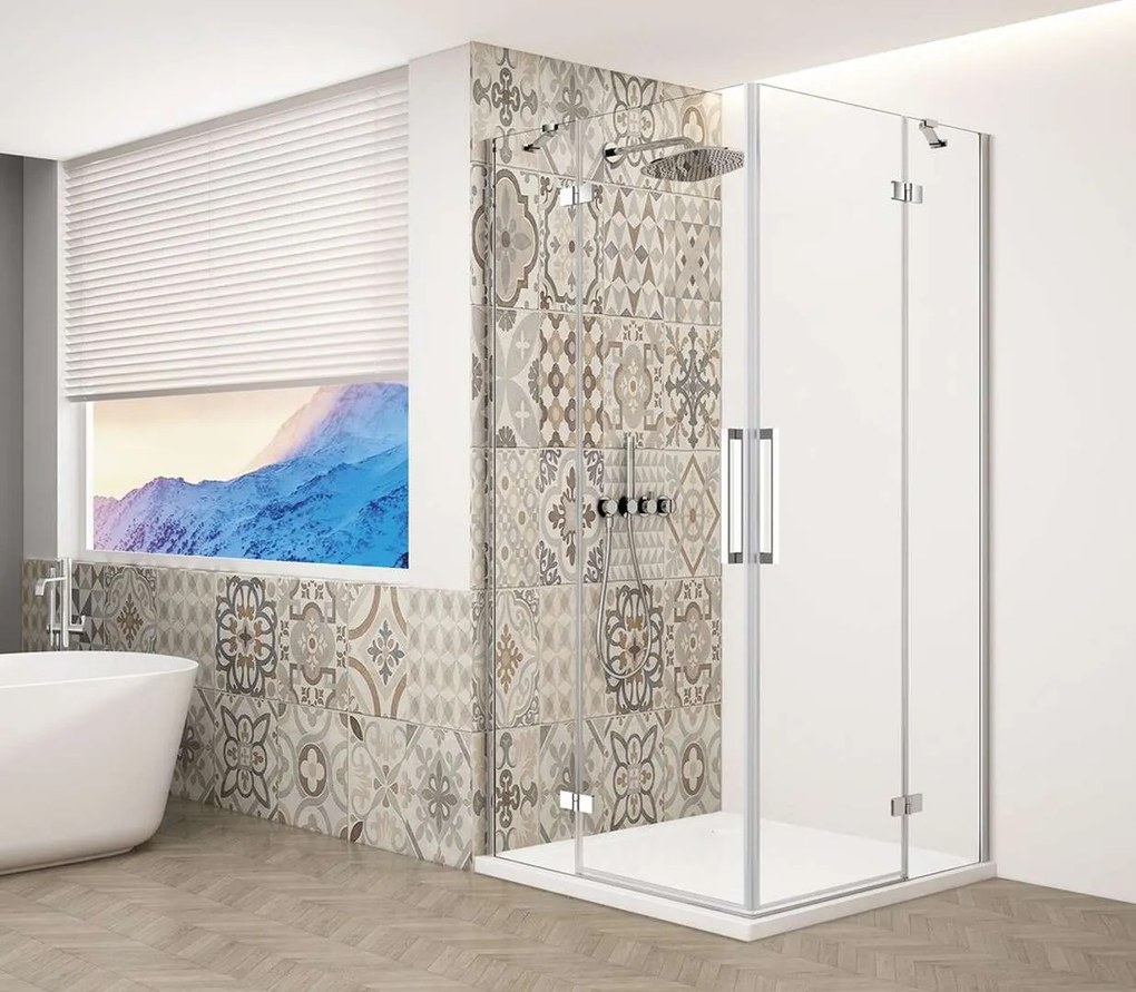 Gelco Trinity - Sprchový kout 110x110 cm, čiré sklo/chrom GT2211-11C-CH