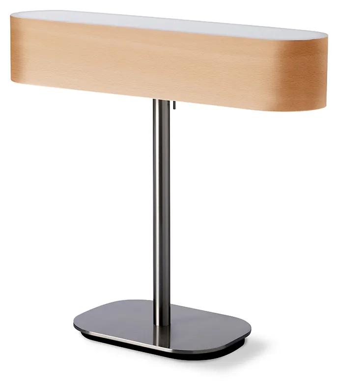 Konzervativní stolní lampa v LED provedení I-Club Table  Konzervativní stolní lampa v LED provedení I-Club Dekor: Přírodní bukové dřevo