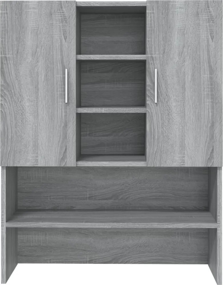 vidaXL Skříňka nad pračku 70,5 x 25,5 x 90 cm [815946] Barva: Betonová šedá