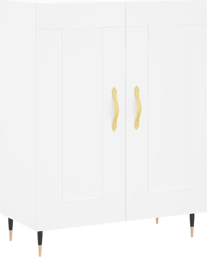 Skříň highboard bílá 69,5 x 34 x 180 cm kompozitní dřevo 3199665