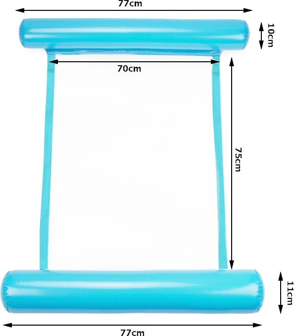 Verk Group Nafukovací matrace vodní houpací síť koupací křeslo bazénové lehátko plovoucí podložka