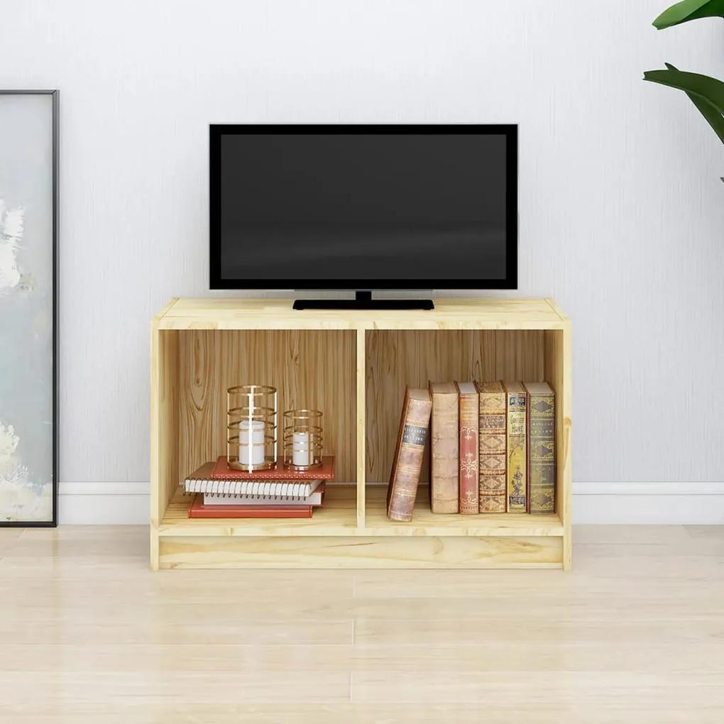 TV stolek 70 x 33 x 42 cm masivní borové dřevo