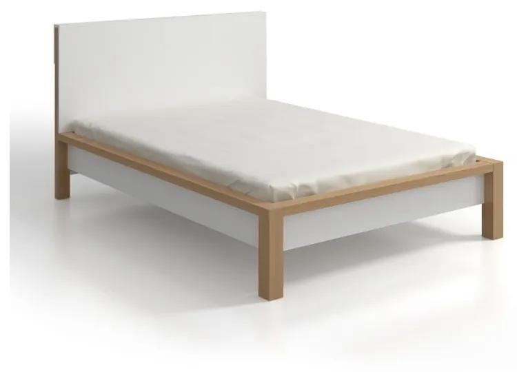 Dvoulůžková postel z borovicového dřeva SKANDICA InBig, 160 x 200 cm