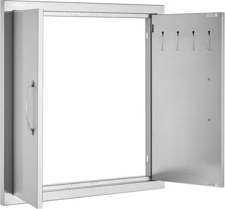 BBQ přístupová dvířka, 610 × 610 mm dvojitá venkovní kuchyňská dvířka – B011S