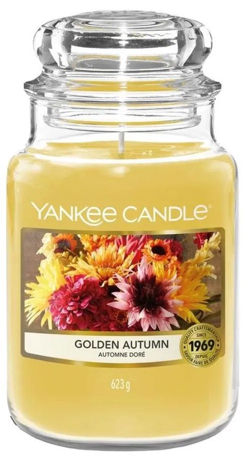 Yankee Candle Yankee Candle - Vonná svíčka GOLDEN AUTUMN velká 623g 110-150 hod. YC0016