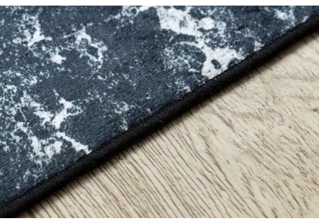 ANDRE mycí kobereček 1124 Mramor protiskluz černo velikost 160x220 cm | krásné koberce cz