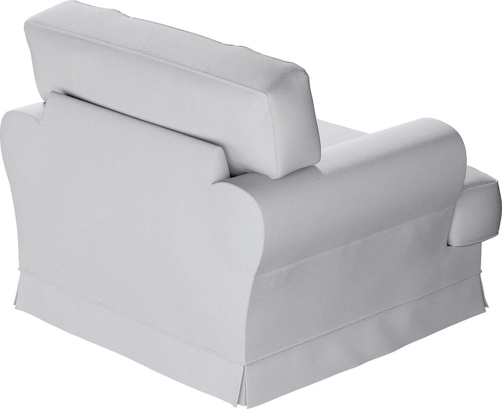 Potah na křeslo IKEA Ekeskog barva bílá látka pletený vzor