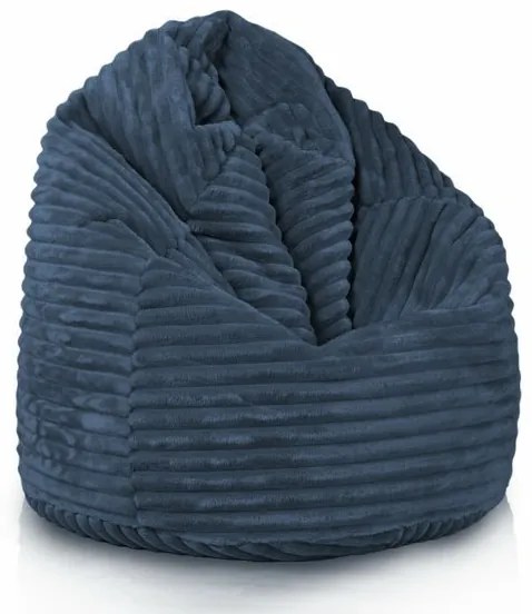 Sedací pytel Bag Sako XL stripe TiaHome - Čierna