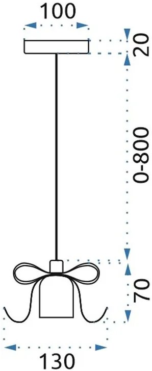 Toolight Rea, Samostatné závěsné stropní svítidlo NARNI, šedé, OSW-00265