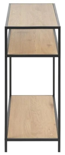 Černý konzolový stolek 100x35 cm Seaford - Actona
