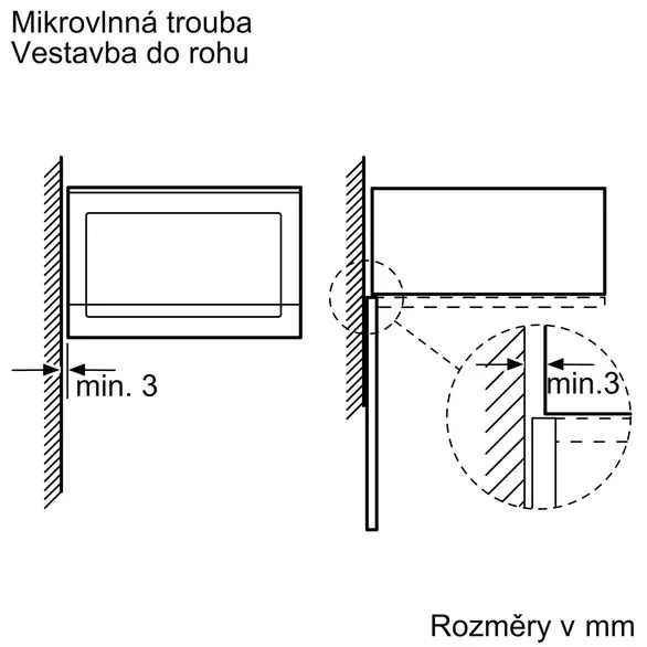 Siemens BF425LMB0 Vestavná mikrovlnná trouba