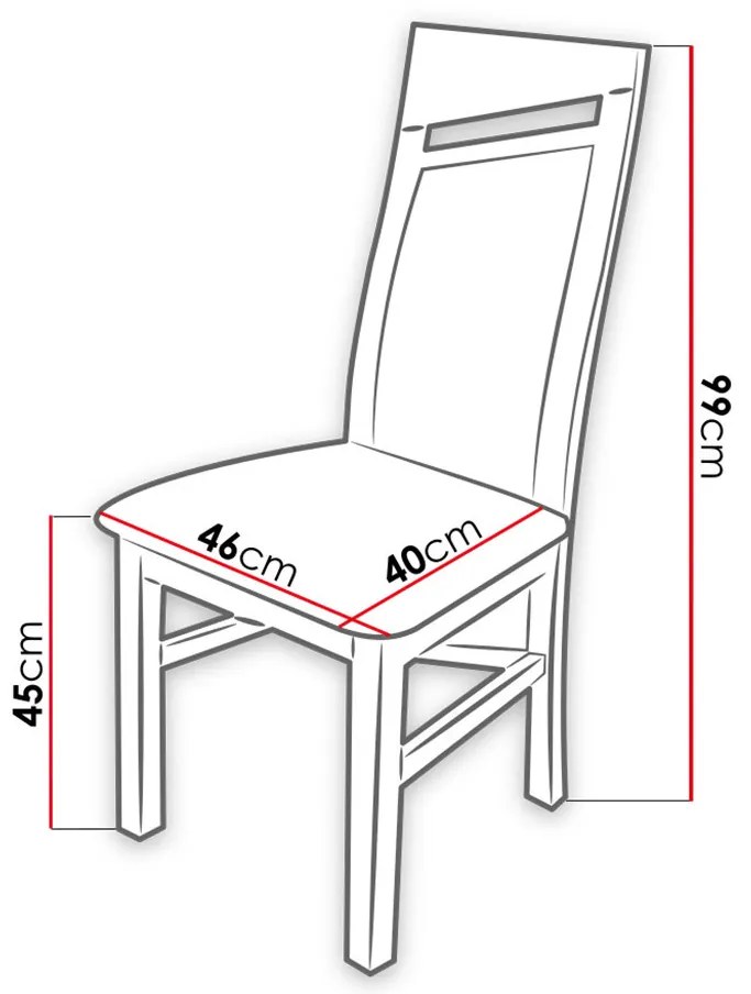 Jídelní sestava MOVILE 34 - wenge / tmavá hnědá 1