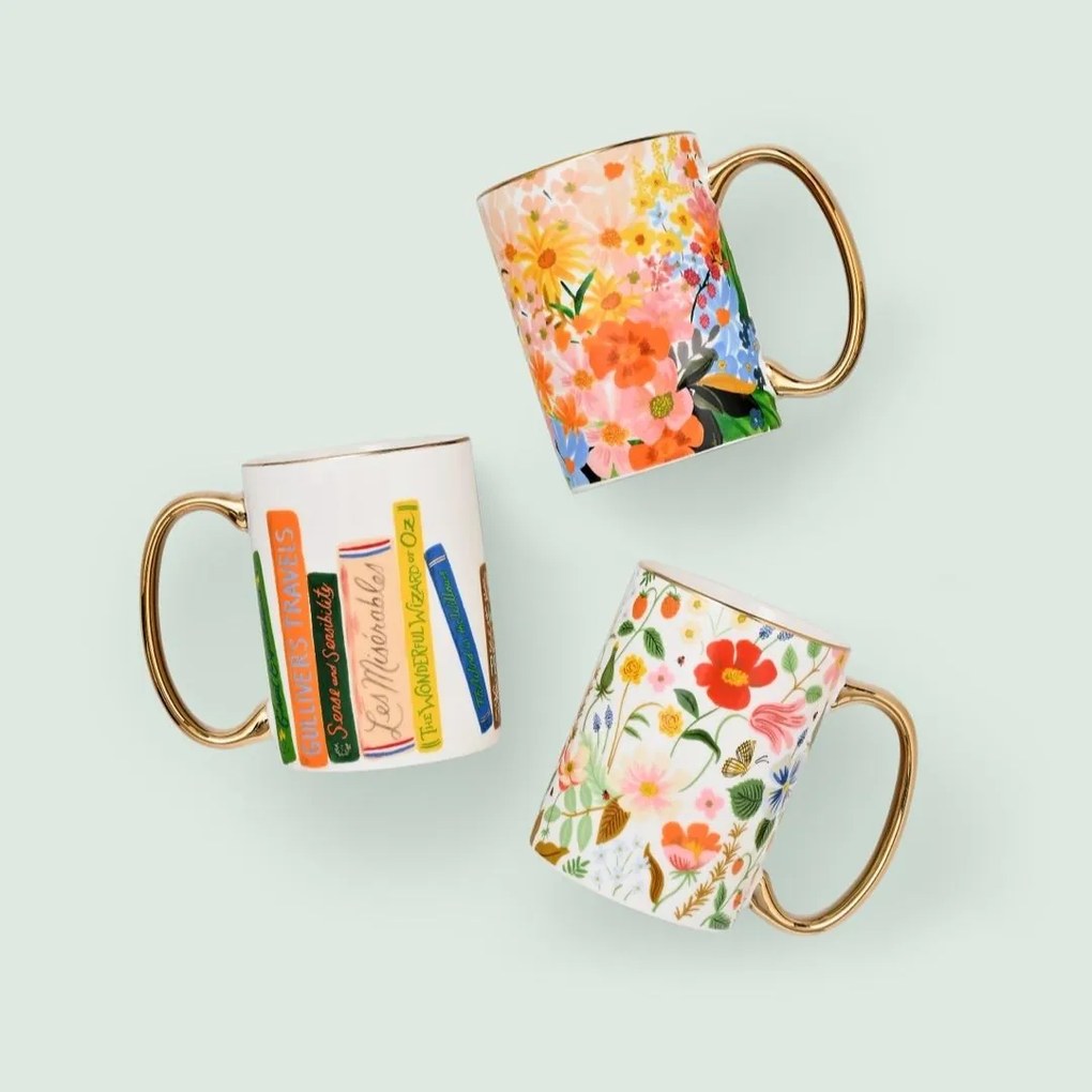 Rifle Paper Co. Porcelánový hrnek Marguerite 470 ml, multi barva, porcelán