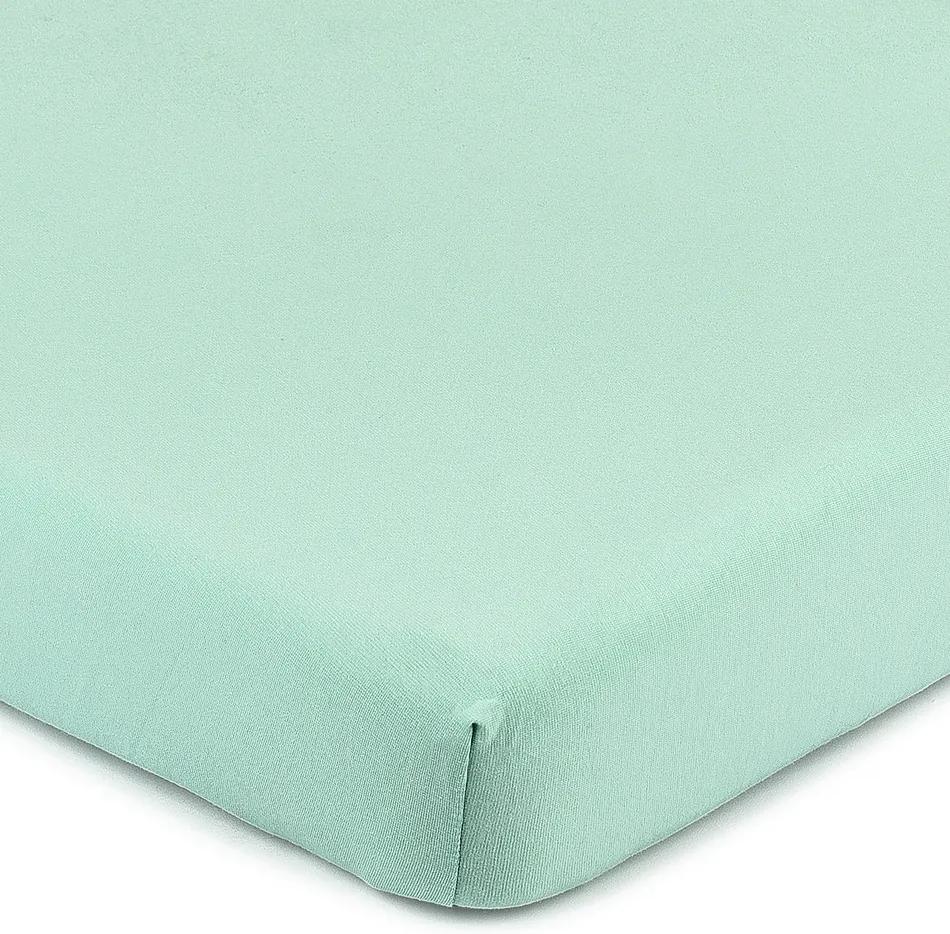 4Home Jersey prostěradlo s elastanem zelená, 180 x 200 cm | BIANO