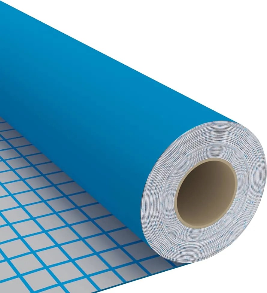 Samolepící tapety na nábytek 2 ks azurové 500 x 90 cm PVC 3059655