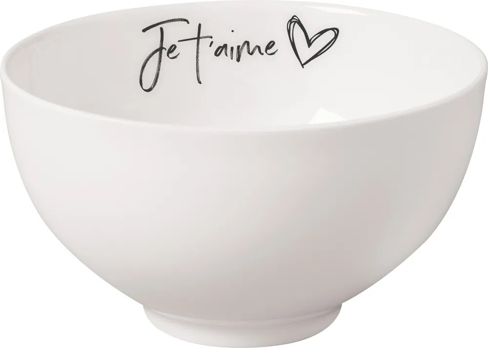 Villeroy&Boch Villeroy & Boch Statement miska Je t'aime, 13,8 cm, 470 ml