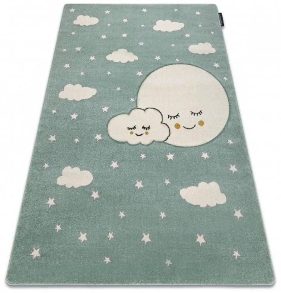 Dětský kusový koberec Měsíc mátový 180x270cm