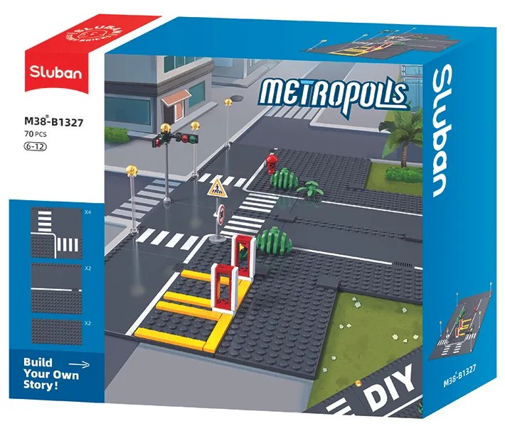 Sluban Metropolis M38-B1327 Základní desky - silnice