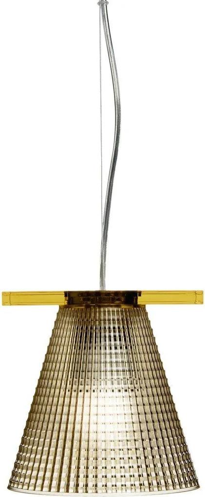 Závěsná lampa Light-Air vyřezávaná jantarová