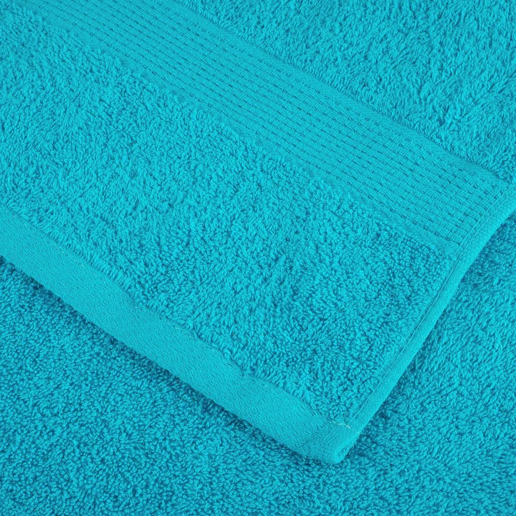 Premium ručníky SOLUND 2 ks tyrkysové 100x200 cm 600 g/m² 137461