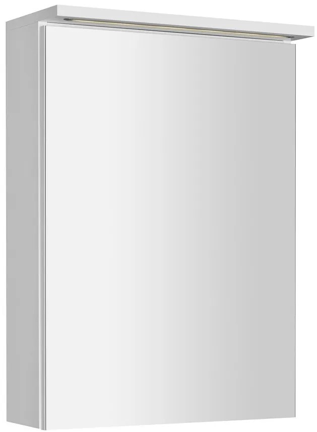 Aqualine Aqualine, KAWA STRIP Galerka s LED osvětlením 50x70x22cm, bílá, WGL50S
