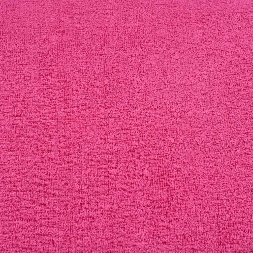Ručníky FROGN 10 ks růžové 30x30 cm 360 g/m² 137042