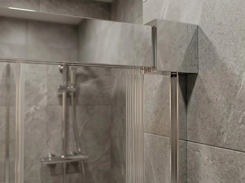Gelco Luxor sprchový kout obdélníkový 120 x 100 x 200 cm L/P varianta posuvné chrom čiré sklo GU1212CHGU5610CH