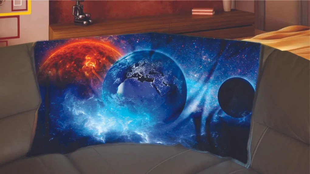 Fleecová deka Vesmír 5 150x120 cm