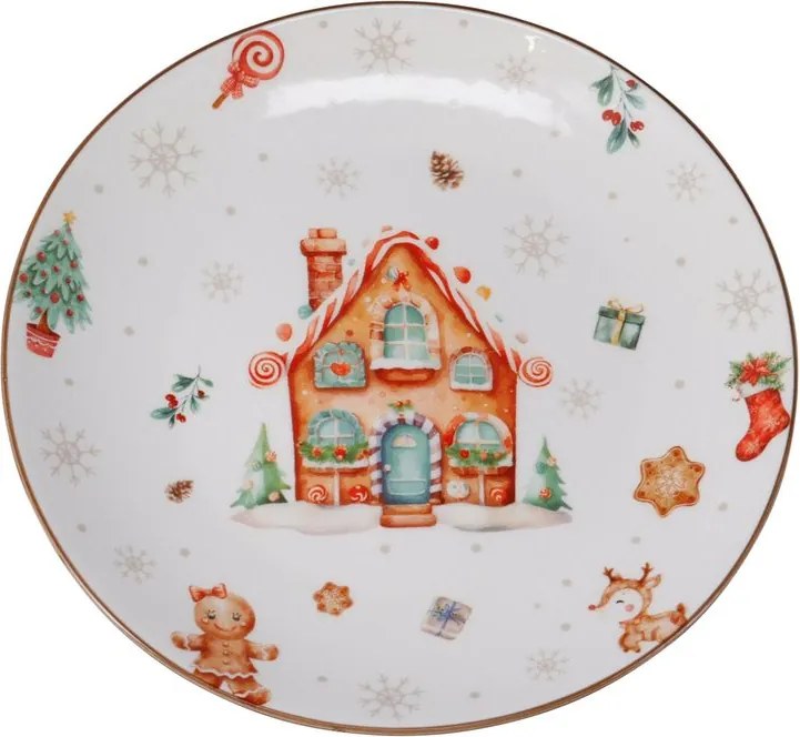Porcelánový dezertní talíř PERNÍČEK assort