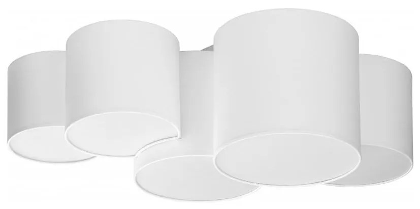 TK Lighting Stropní svítidlo MONA 5xE27/15W/230V bílá TK3443