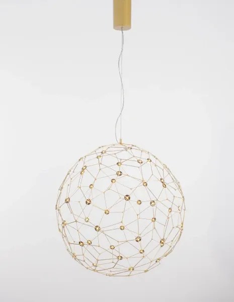 LED lustr Sole 80 zlaté