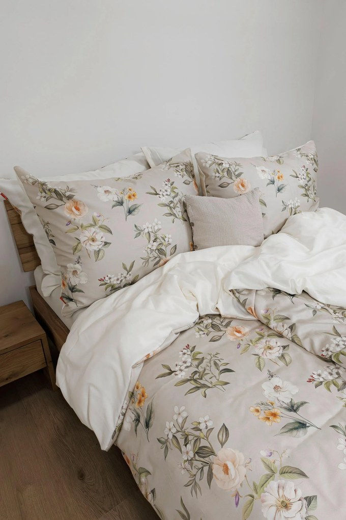 XXXLutz POVLEČENÍ, makosatén, béžová, 140/200 cm Fleuresse - Povlečení - 003273076701