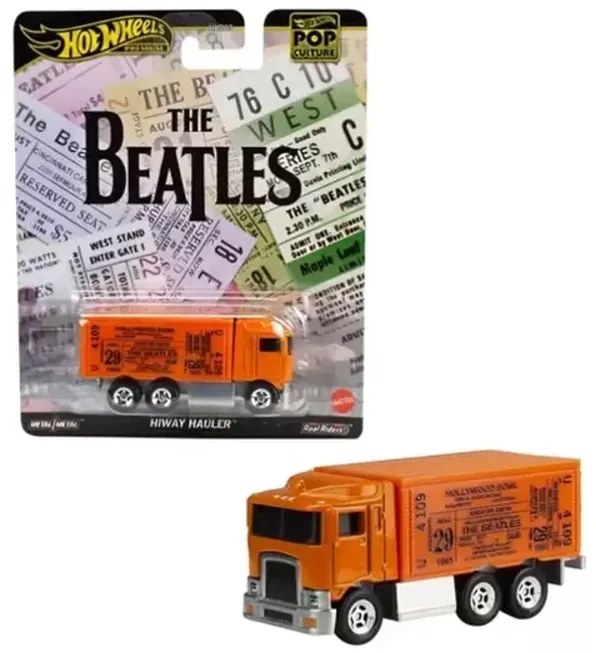 Mattel hw pop culture the beatles hiway hauler, hvj41