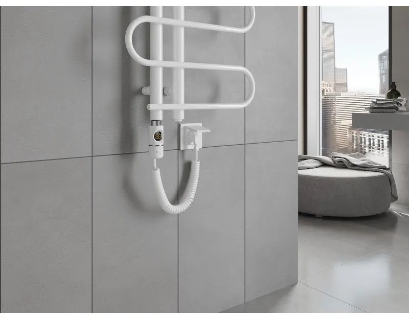 Mexen Kiso, elektrické topné těleso 1200 x 500 mm, 300 W, bílá, W114-1250-500-2300-20