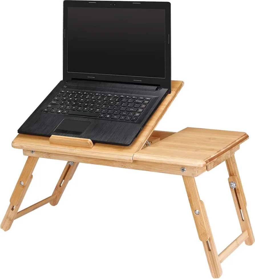 Deuba Bambusový stolek na notebook