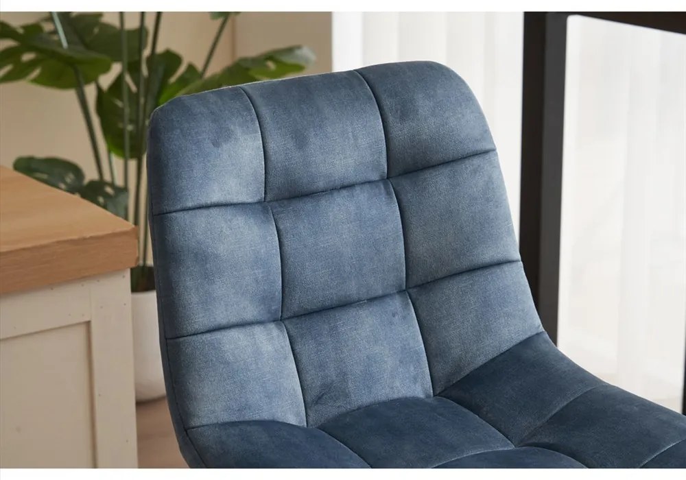 Židle barová AUB-711 BLUE4
