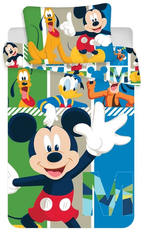 Jerry Fabrics povlečení do postýlky Mickey baby 135x100 cm