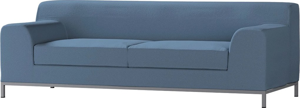 Potah na pohovku IKEA Kramfors 3-místná barva modrá látka pletený vzor