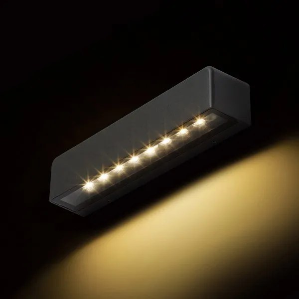 RED R13619 SAMPO nástěnná antracitová 230V LED 9W IP65 3000K - RED - DESIGN RENDL